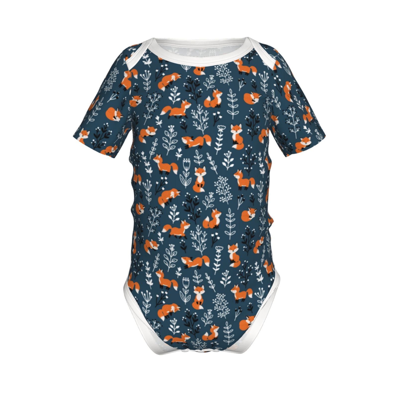 Adobk cute fall fox Print Baby Climbing Clothes,Jumpsuit Rompers ...