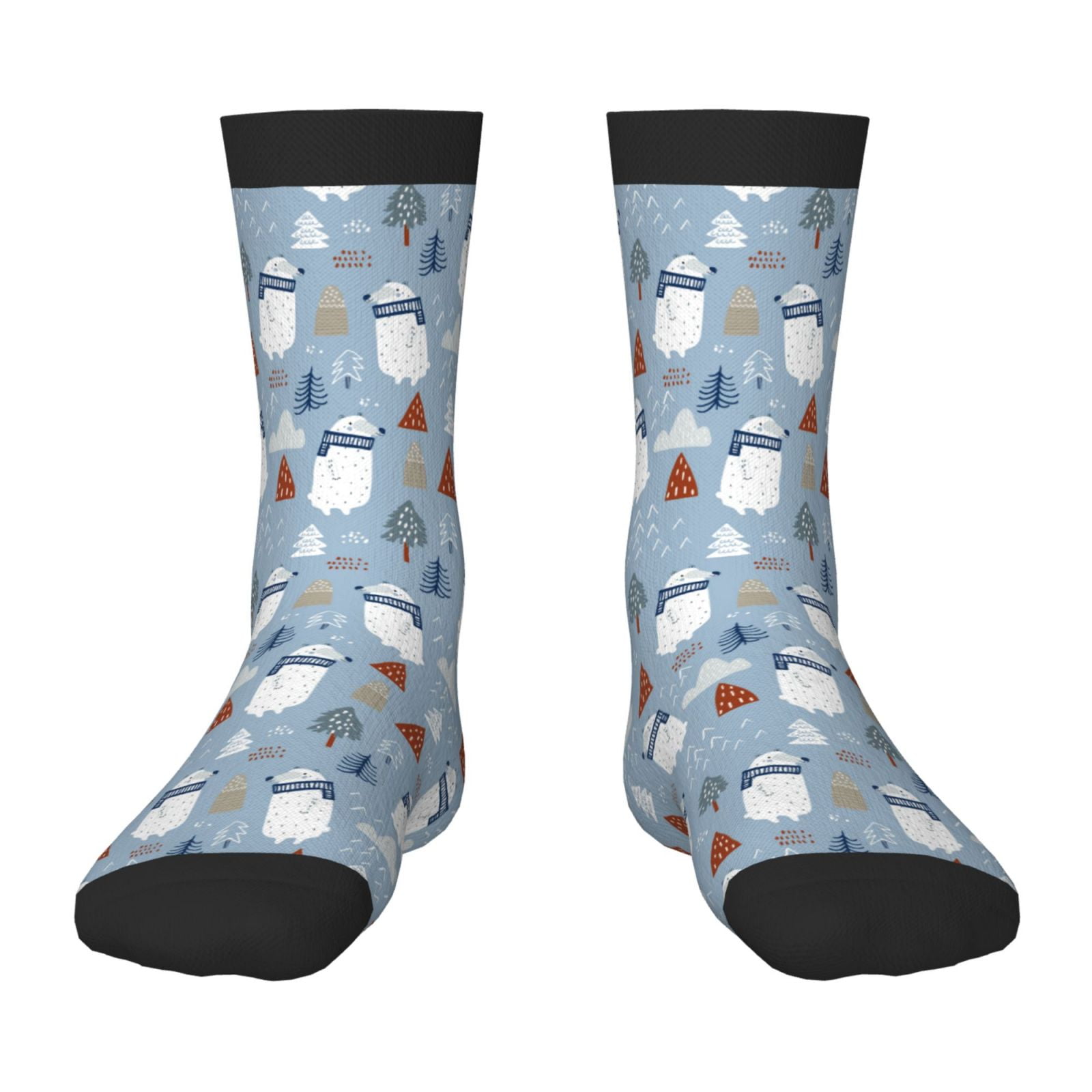 Adobk winter Scarf beer Print Ultimate Fashion Crew Socks Pack ...