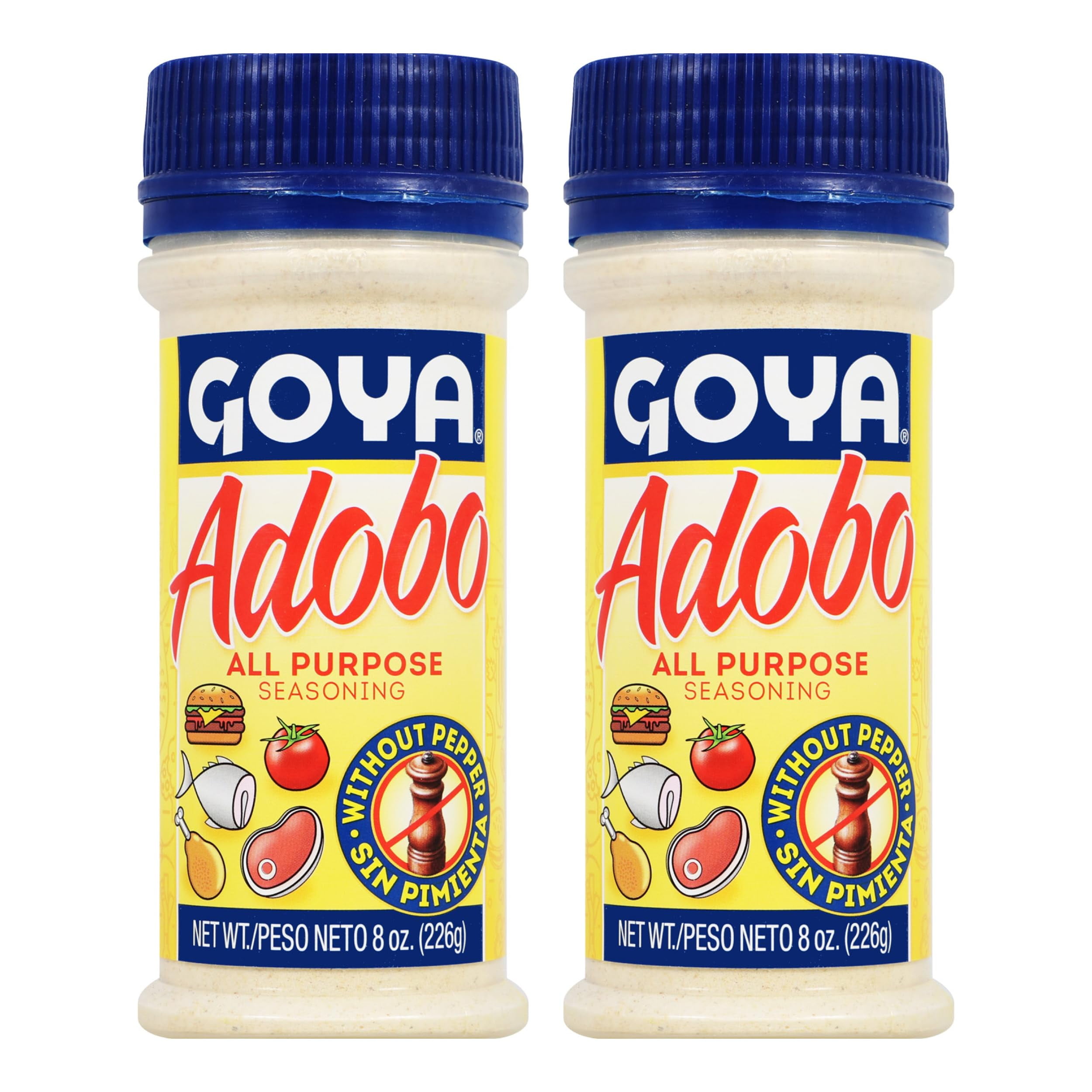 Adobo All Purpose Seasoning Without Pepper By Goya, Poultry, Seafood ...