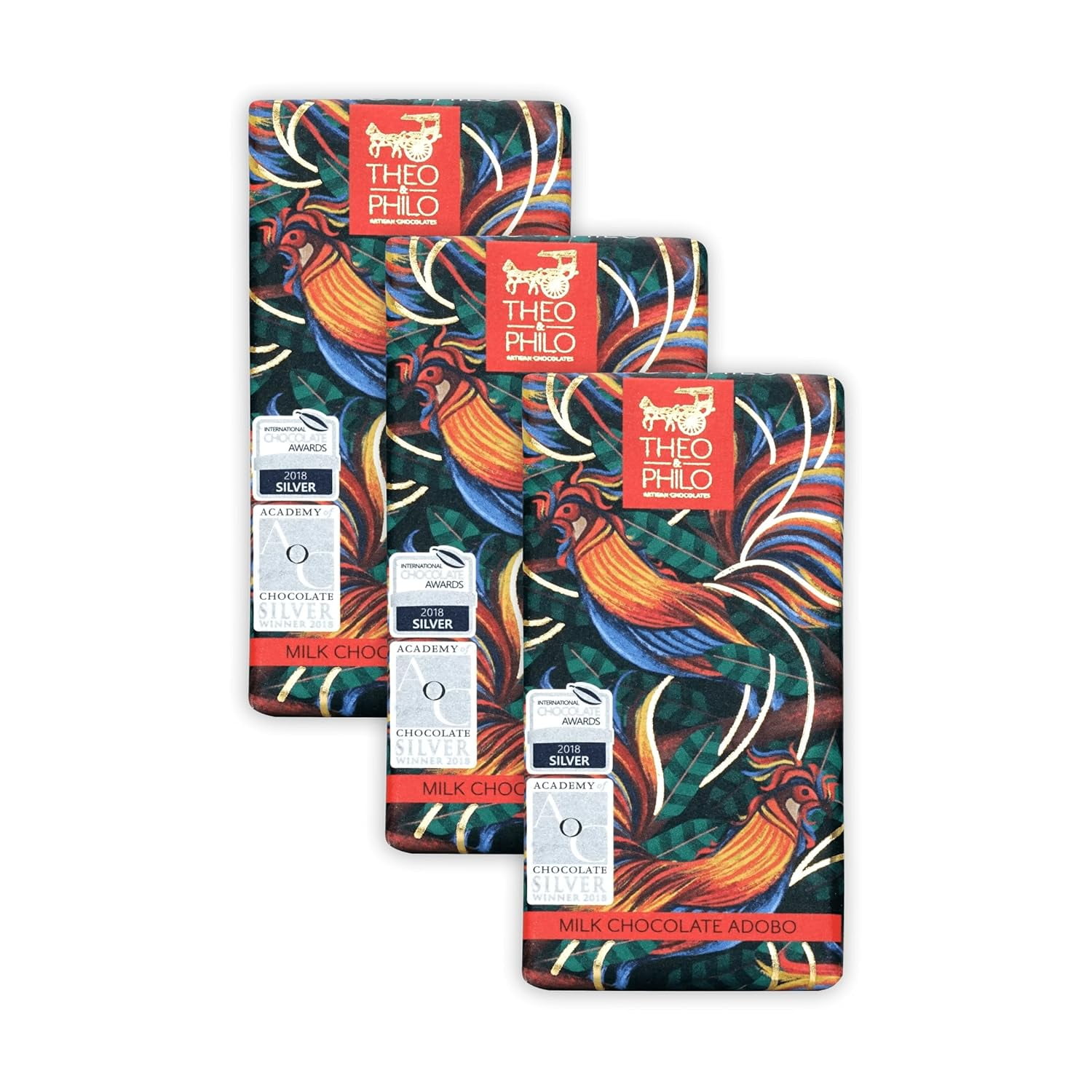 Adobo Milk Chocolate 3 Pack - Filipino Chocolate - Bean-to-Bar, Direct ...