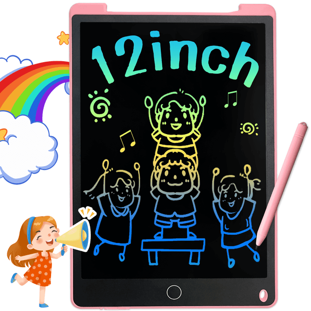 Adofi 12-inch LCD Writing Tablet for Kids, Kids Drawing Board Writing ...