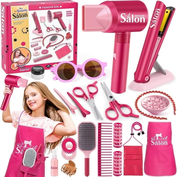 Girls Hair Styling and Makeup Toys Collection for Creative Play