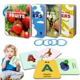 Adofi Baby Learning Cards - Alphabet & Animal Flash Cards, For Toddlers ...
