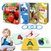 TOY CASTLE English Alphabet Flash Cards, Toddler Toys Toddler Learning ...