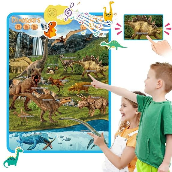 Adofi Upgraded Dinosaur Electronic Learning Chart - Walmart.com