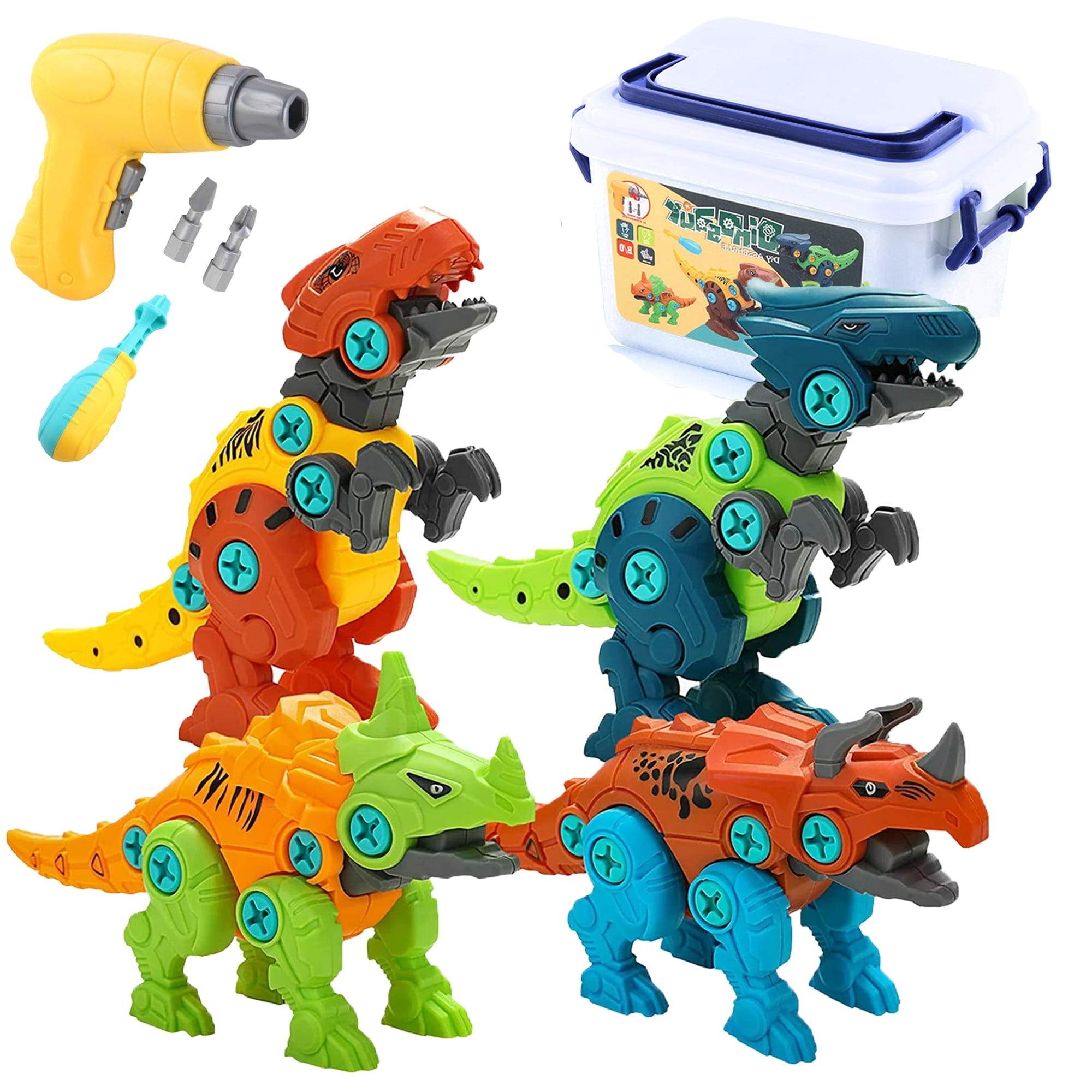 Adofi Dino Play Take Apart Toys for Boys 3-8 Years, STEM Educational ...