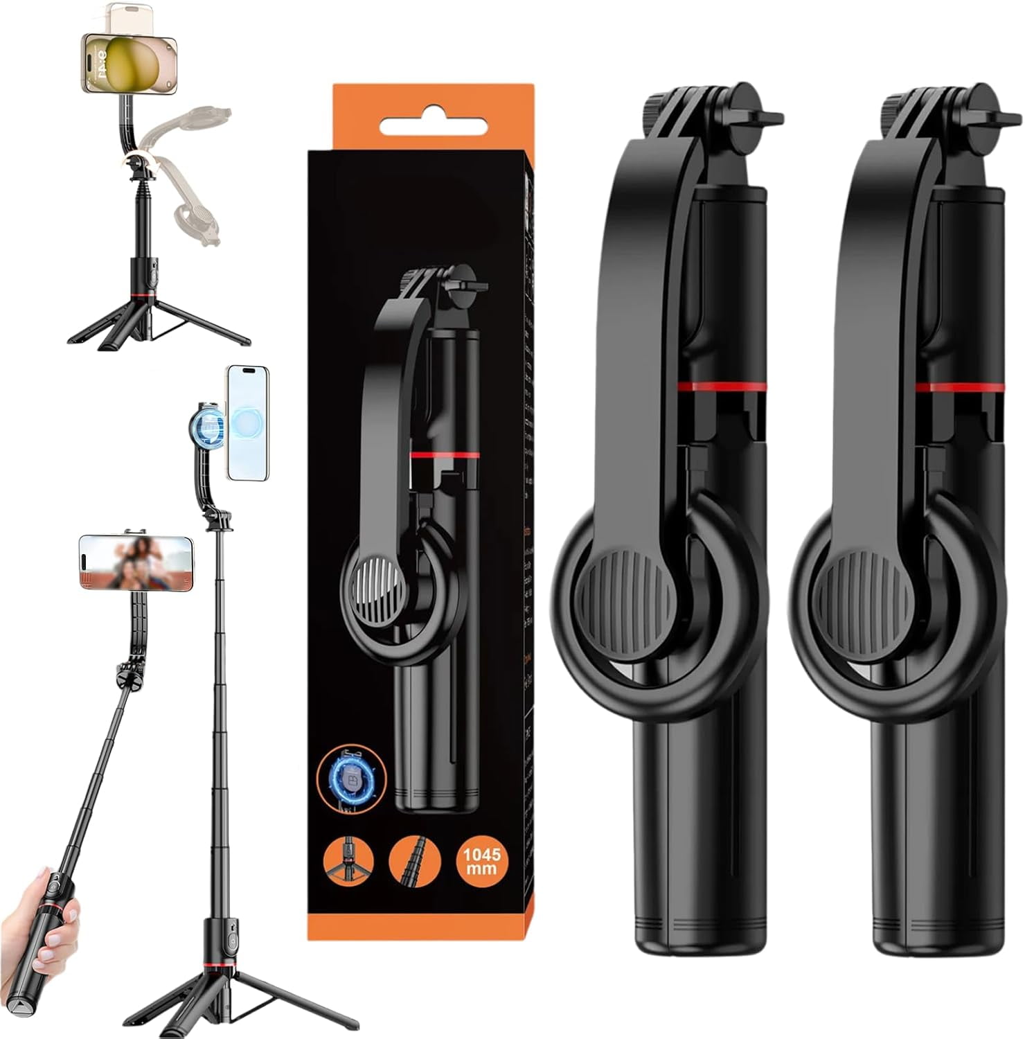 Adolapro Snap360 Magnetic Selfie Tripod for iPhone, Equipped with Cold ...