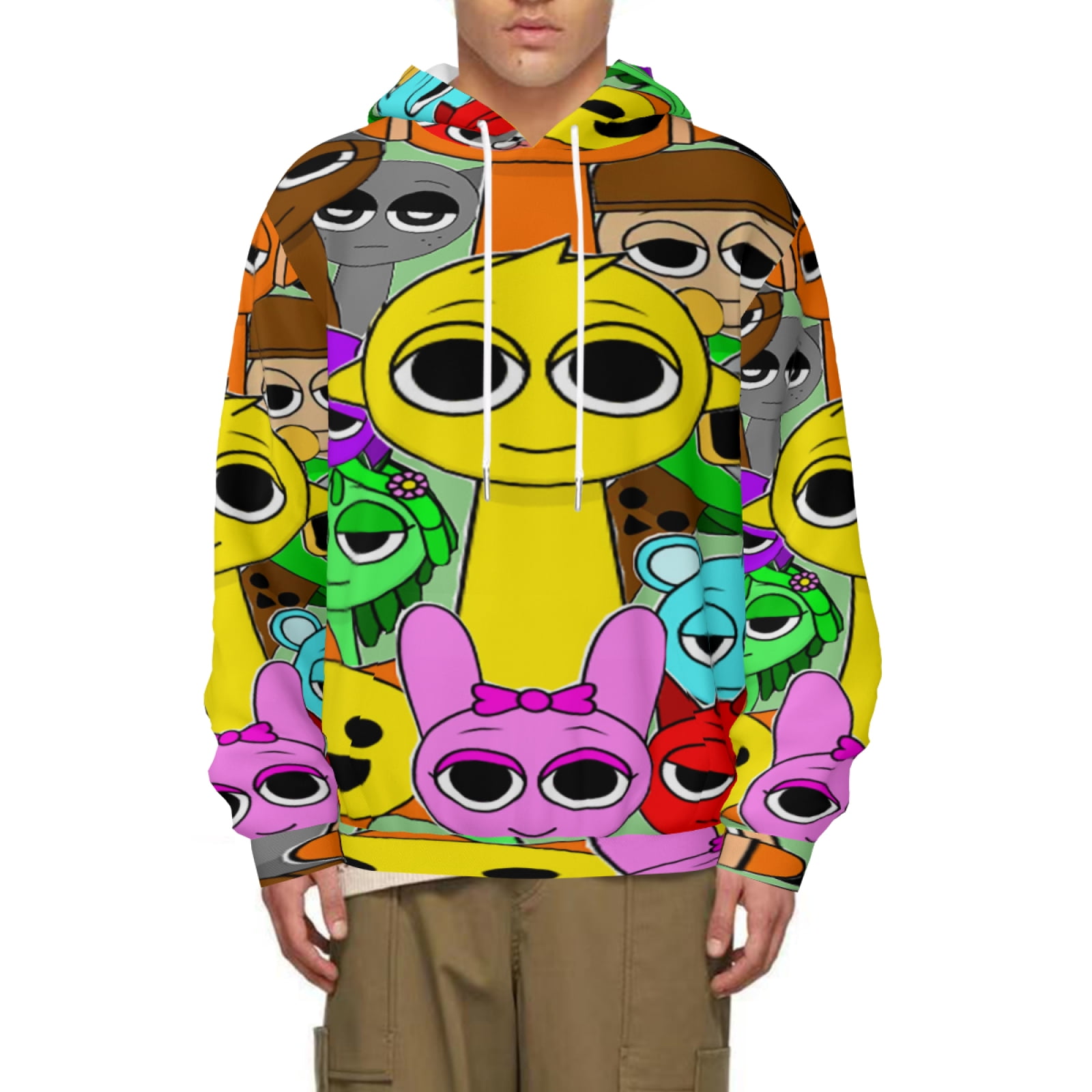 Adolescent Sprunkie Sweatshirt Game Hoodie Sports Tops Fashion Sweater ...