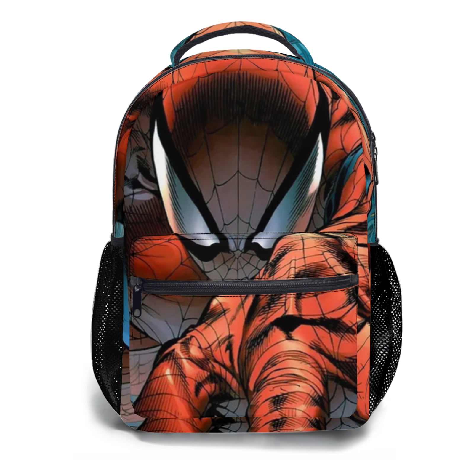 Adolescent cartoon Spider-Man Backpack - Durable Backpack Container in ...