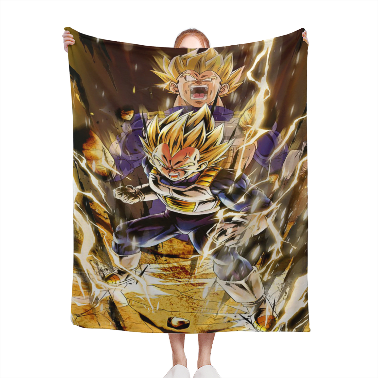Adolescents Plush Throw Dragon Ball Blanket – Soft & Comfy Throw for ...