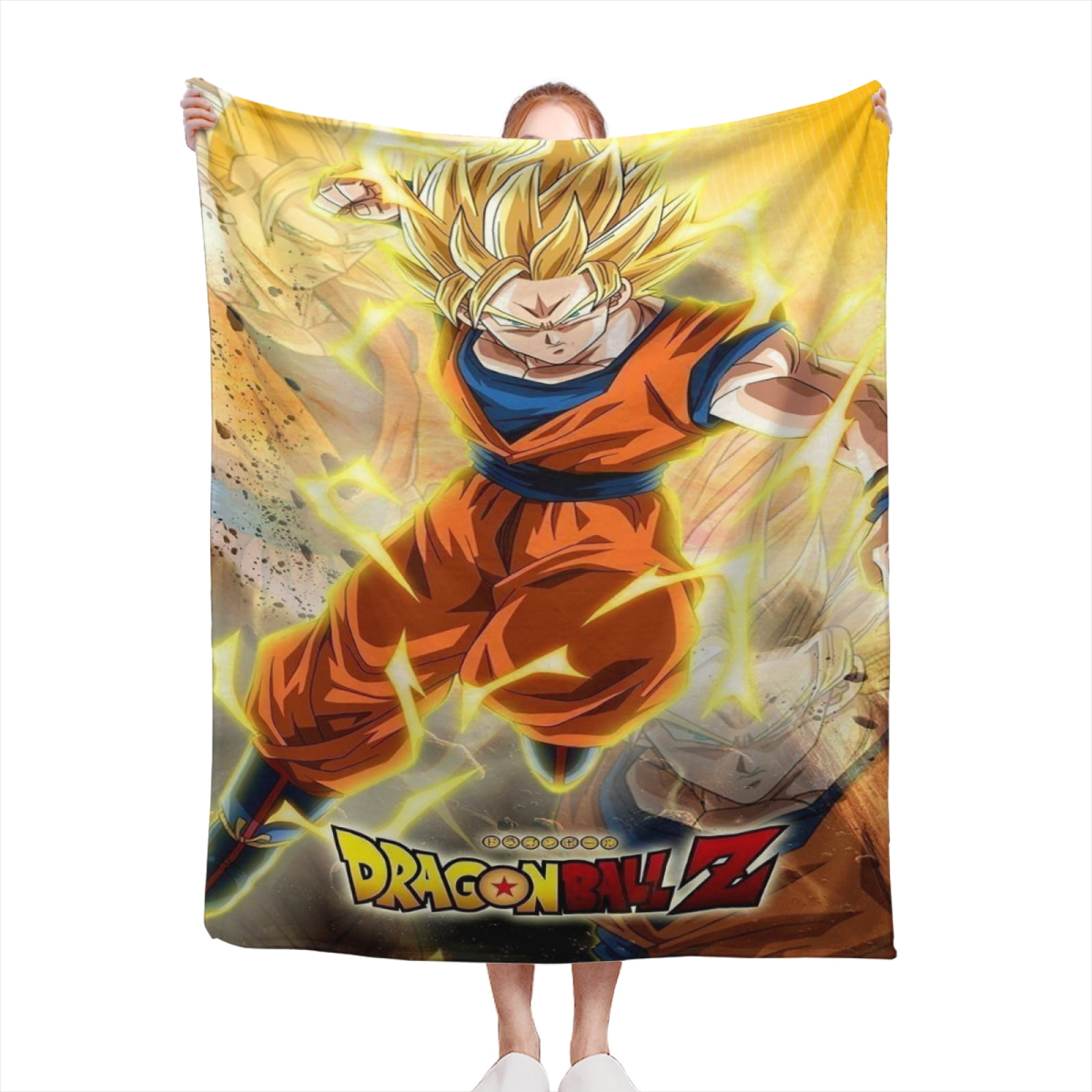 Adolescents Plush Throw Dragon Ball Blanket – Soft & Comfy Throw for ...