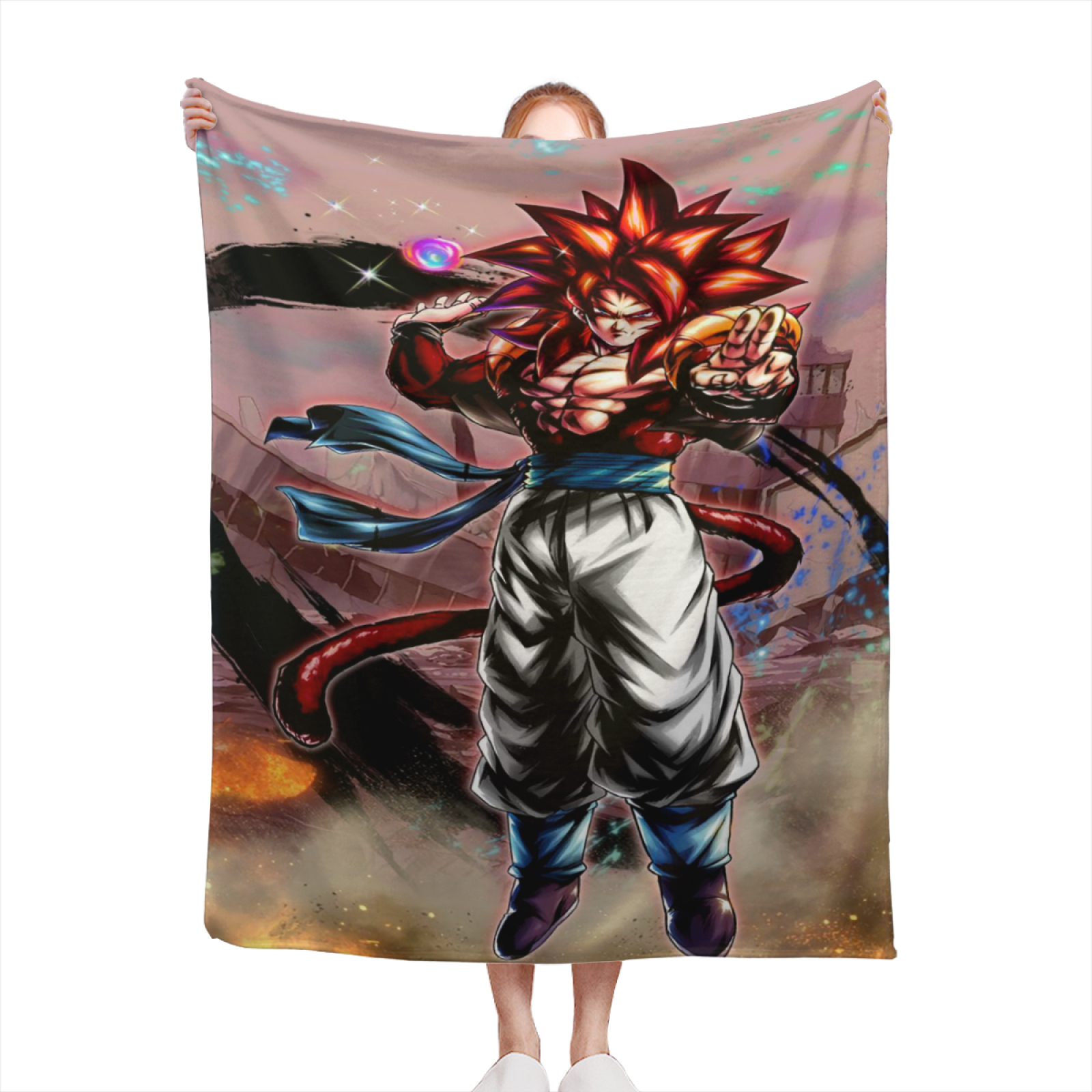 Adolescents Plush Throw Dragon Ball Blanket – Soft & Comfy Throw for ...