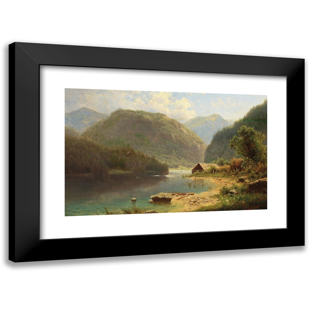 Adolf Chwala 14x11 Black Modern Framed Museum Art Print Titled - A Hut ...