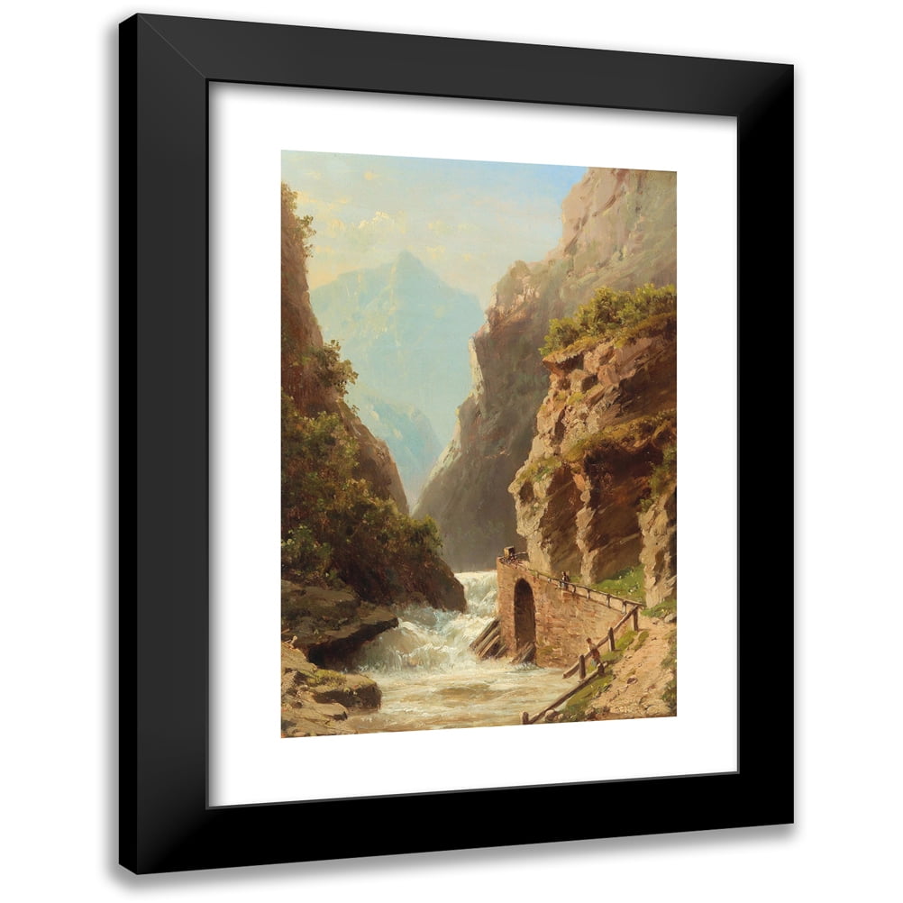 Adolf Chwala 17x24 Black Modern Framed Museum Art Print Titled - Path ...