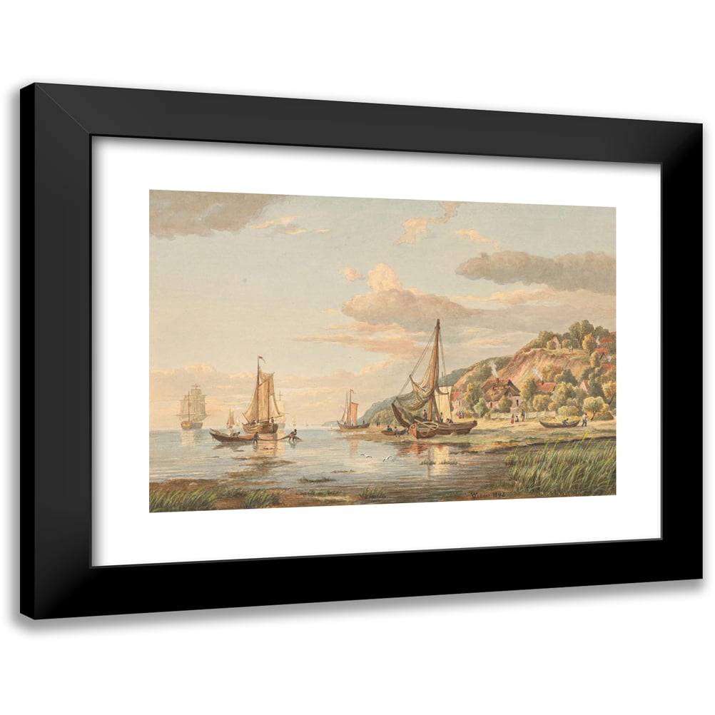 Adolf Friedrich Vollmer 14x11 Black Modern Framed Museum Art Print ...