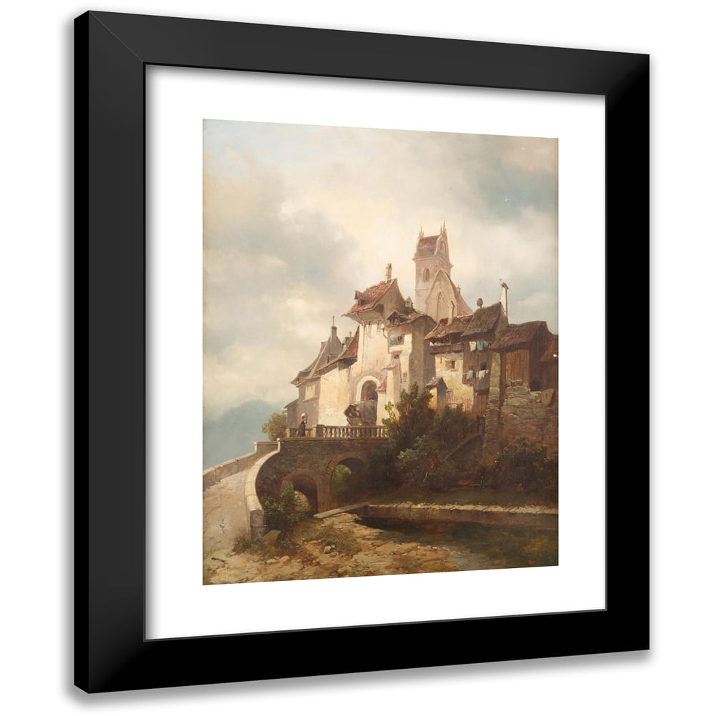 Adolf Gustav Thamm 19x24 Black Modern Framed Museum Art Print Titled ...