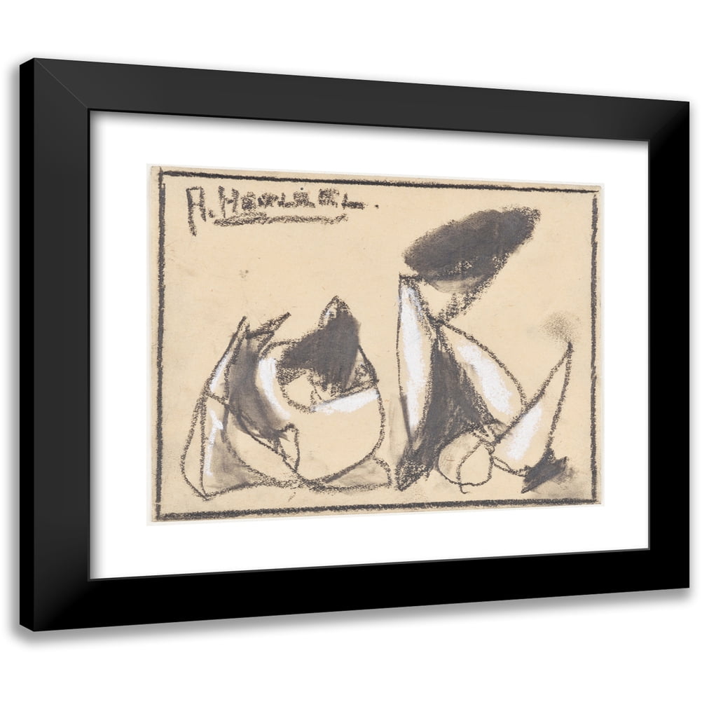 Adolf Hölzel 14x12 Black Modern Framed Museum Art Print Titled ...