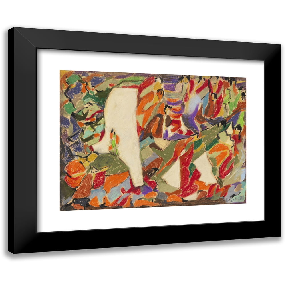 Adolf Hölzel 18x15 Black Modern Framed Museum Art Print Titled ...