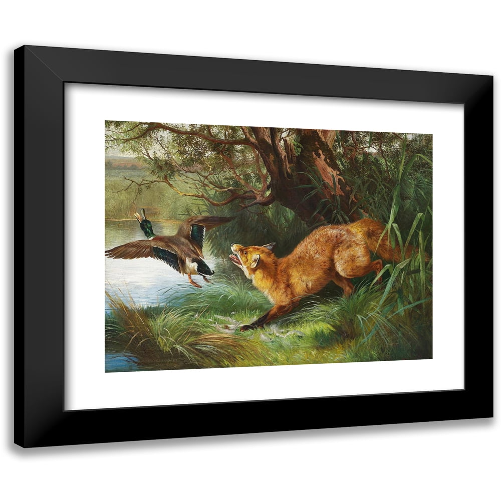 Adolf Mackeprang 14x12 Black Modern Framed Museum Art Print Titled - A ...