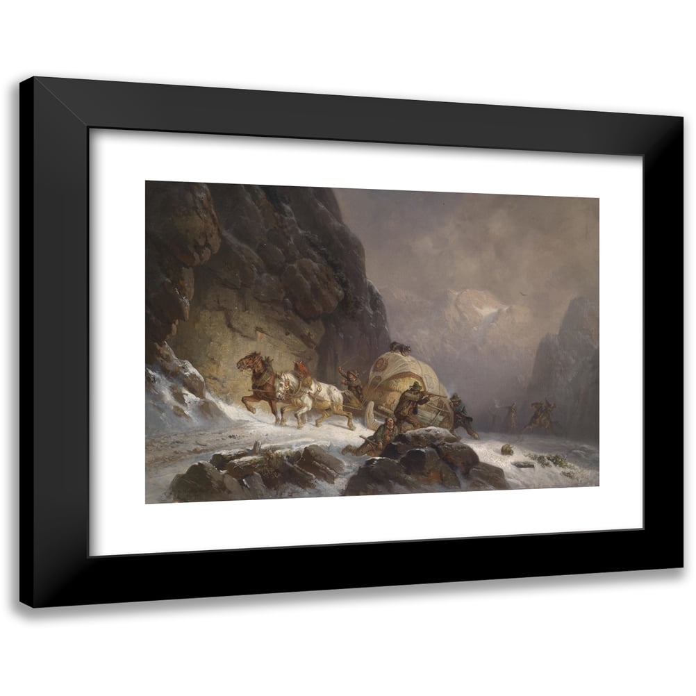 Adolf Schmidt 14x11 Black Modern Framed Museum Art Print Titled - The ...