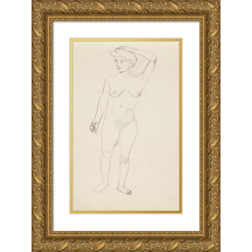 Adolf Sternschuss 17x24 Gold Ornate Framed and Double Matted Museum Art ...