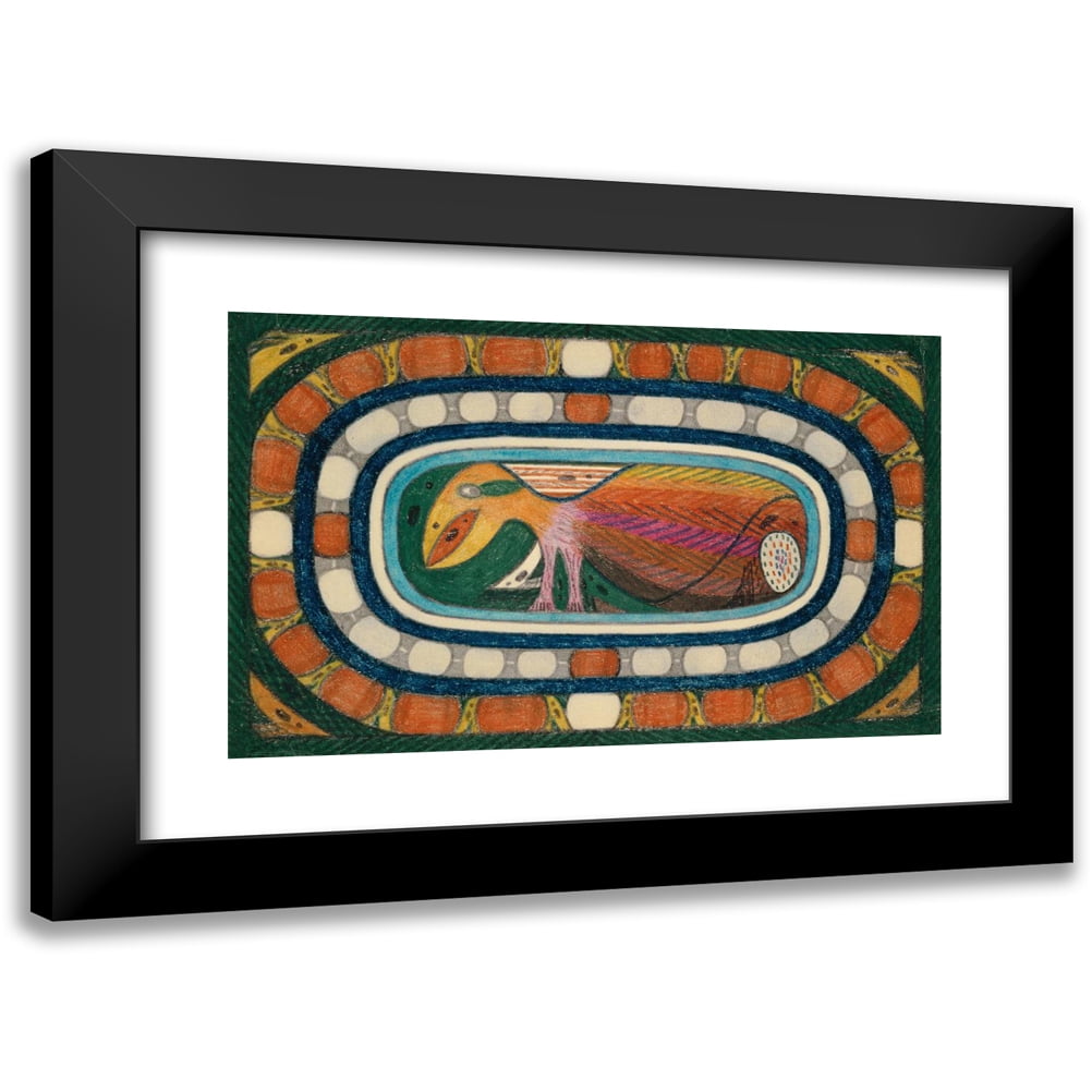 Adolf Wölfli 18x13 Black Modern Framed Museum Art Print Titled - The ...