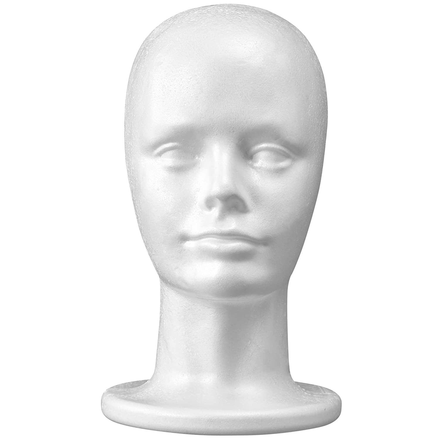 Adolfo Designs Styrofoam Foam Wig Head Mannequins Style, Model ...