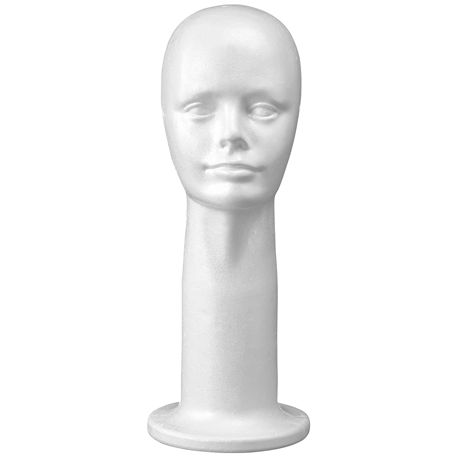 Adolfo Designs Styrofoam Foam Wig Head Mannequins Style, Model ...