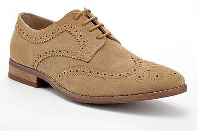 Adolfo Men's Lace-Up Brogue Oxford Shoes - Walmart.com