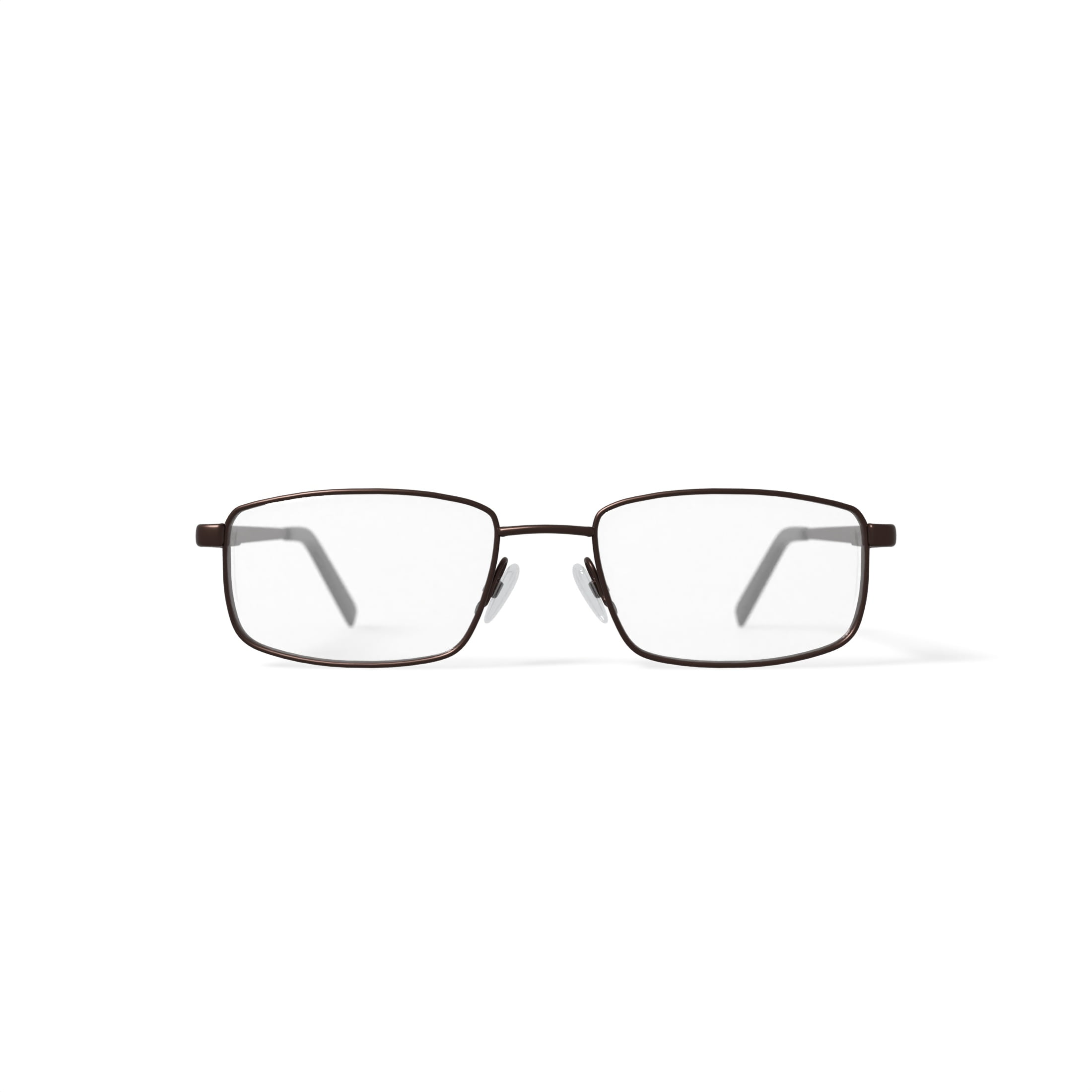 Adolfo Men's Rectangular Prescription Eyeglasses with Case, Bronze HSA ...