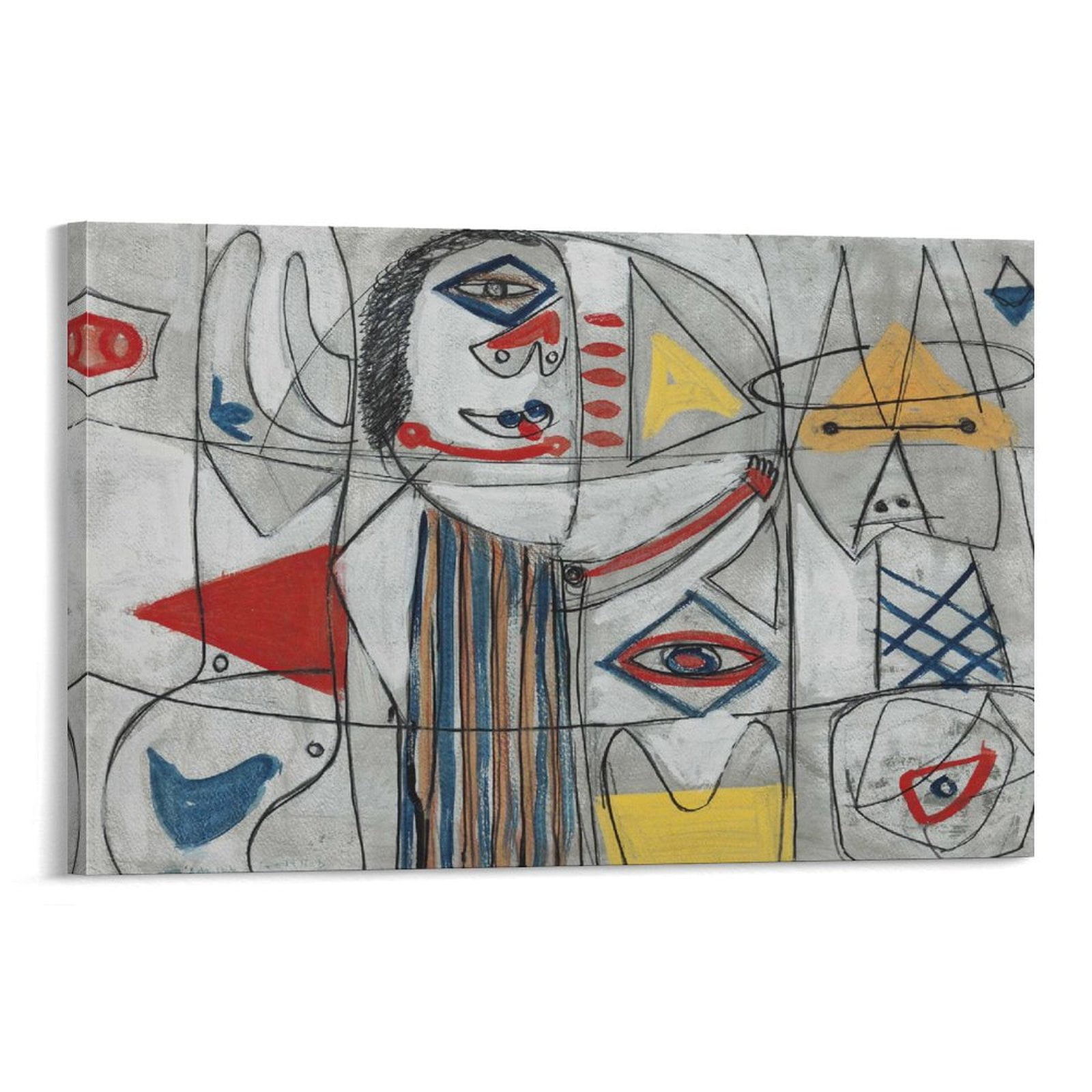 Adolph Gottlieb White Face High-Definition Giclee Art Print Posters Wall Art Painting Canvas ...