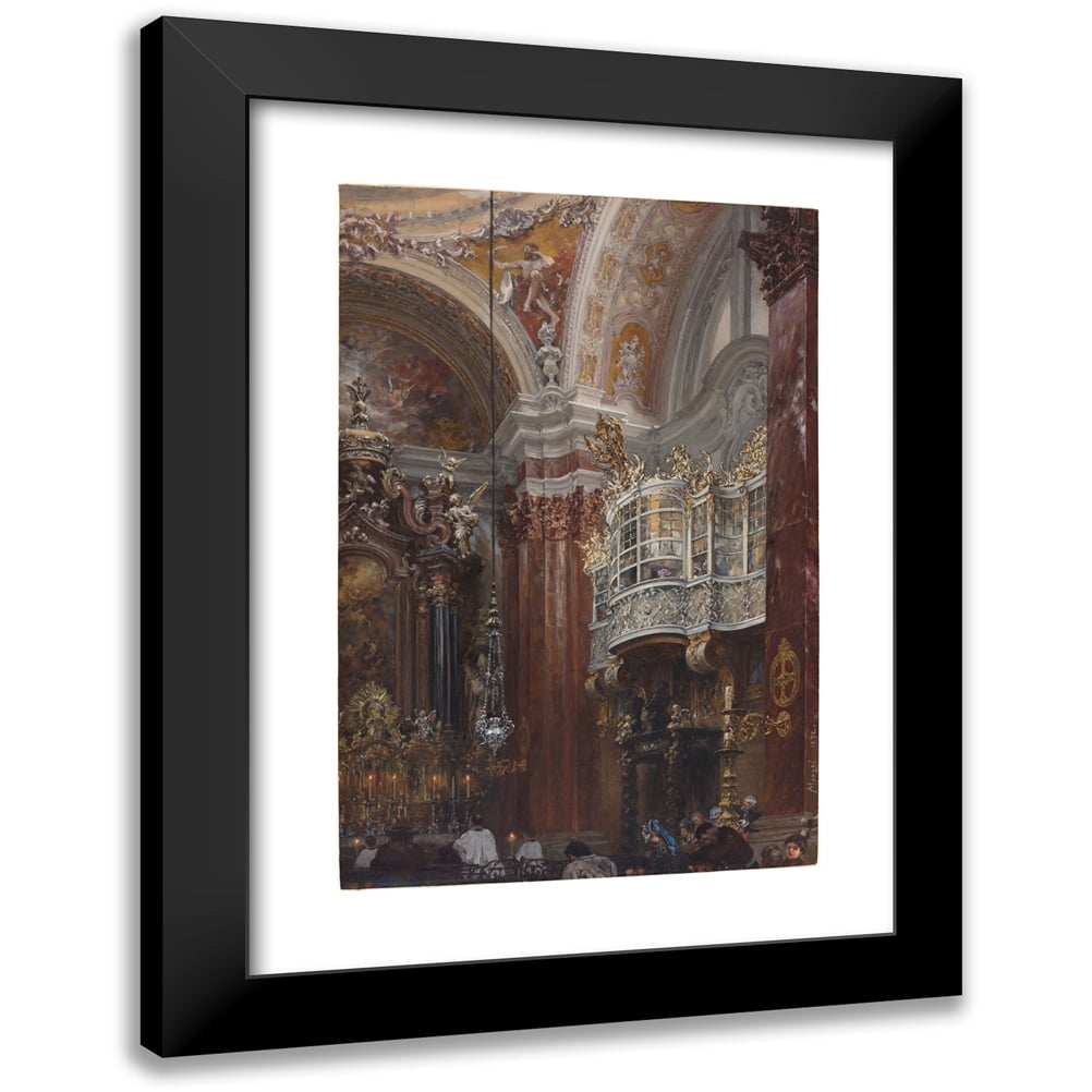 Adolph Menzel 11x14 Black Modern Framed Museum Art Print Titled - The ...