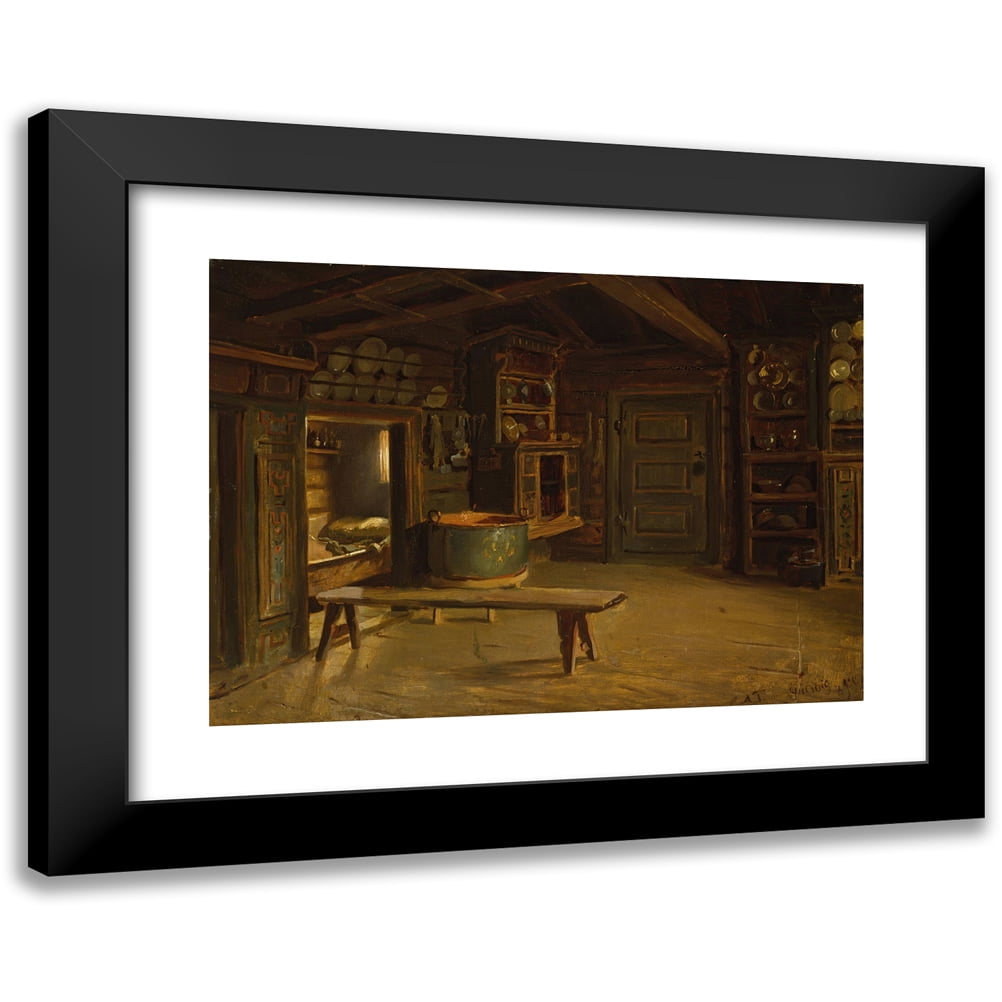 Adolph Tidemand 14x11 Black Modern Framed Museum Art Print Titled ...