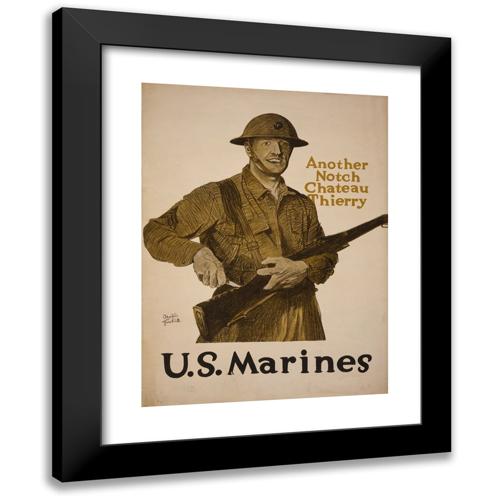 Adolph Treidler 14x18 Black Modern Framed Museum Art Print Titled ...