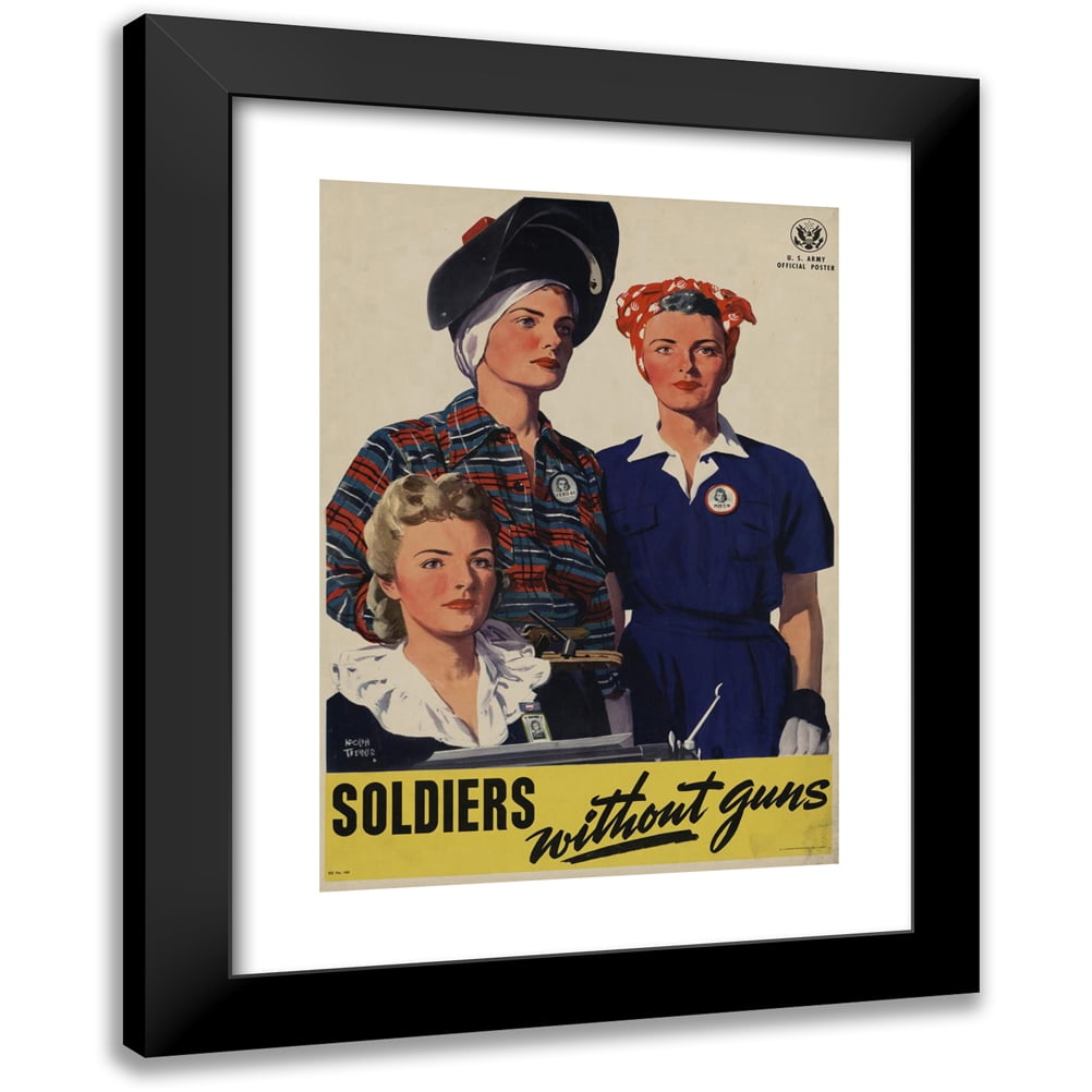 Adolph Treidler 14x18 Black Modern Framed Museum Art Print Titled ...