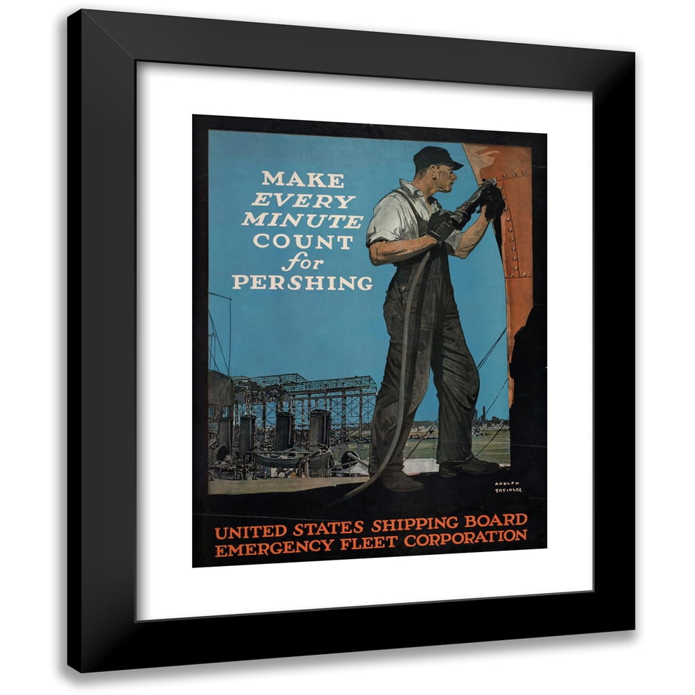 Adolph Treidler 15x18 Black Modern Framed Museum Art Print Titled ...