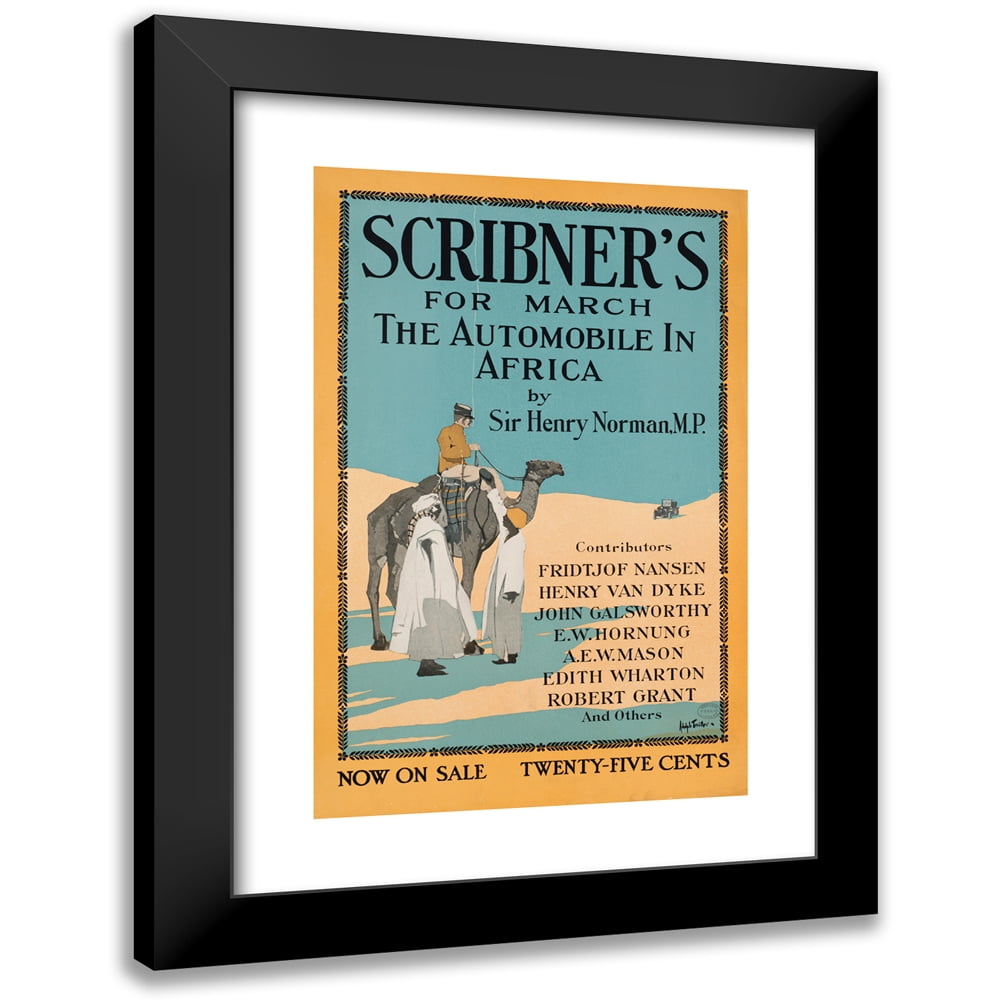 Adolph Treidler 17x24 Black Modern Framed Museum Art Print Titled ...