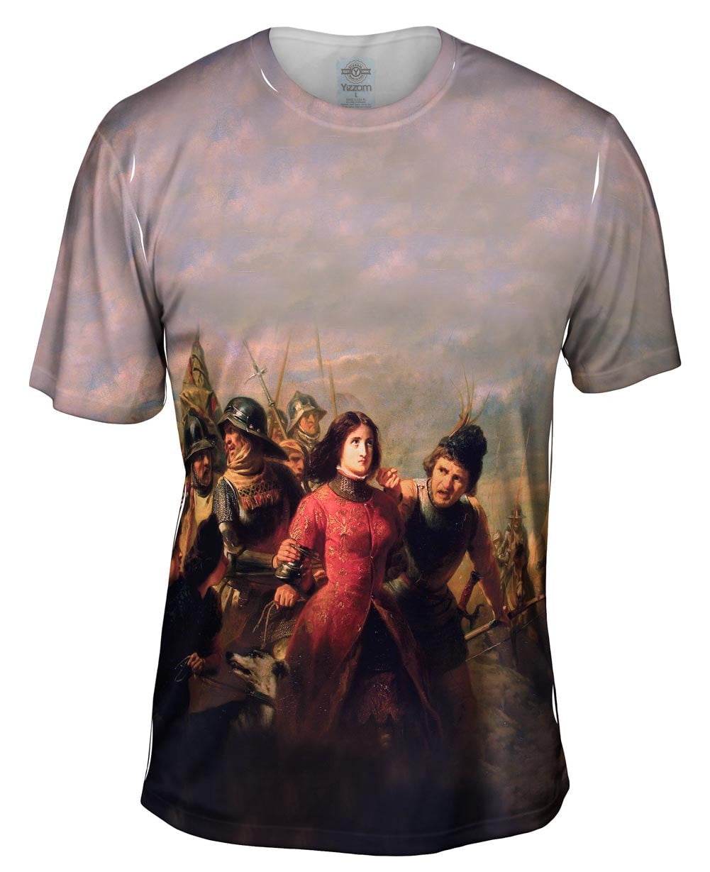 Adolphe Alexandre Dillens - Capture Of Joan Of Arc 1852 Mens T-Shirt ...