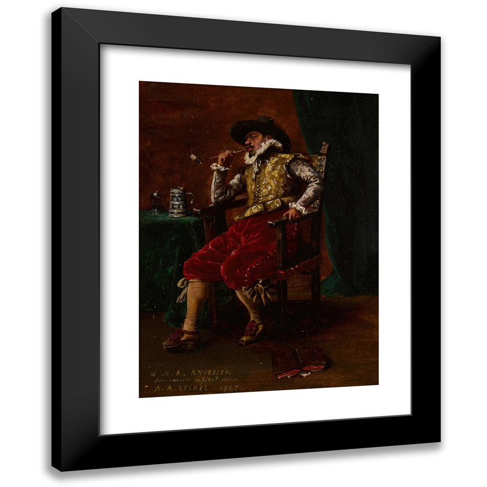 Adolphe-Alexandre Lesrel 11x14 Black Modern Framed Museum Art Print ...