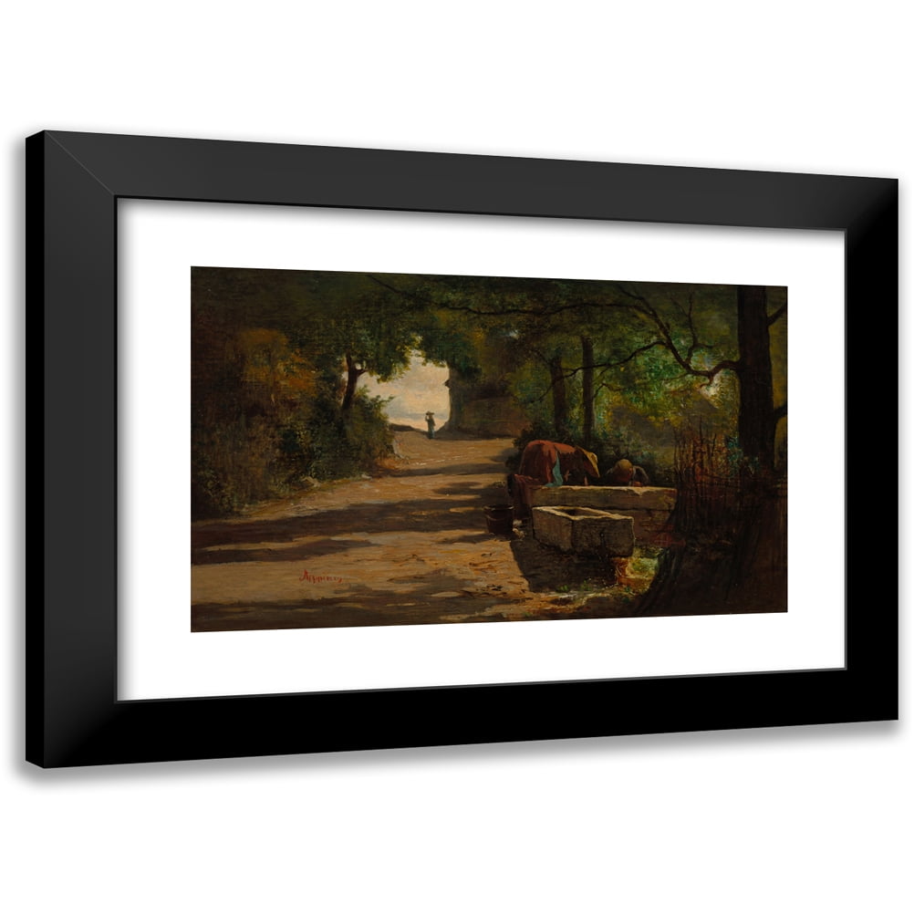 Adolphe Appian 14x11 Black Modern Framed Museum Art Print Titled - Well ...