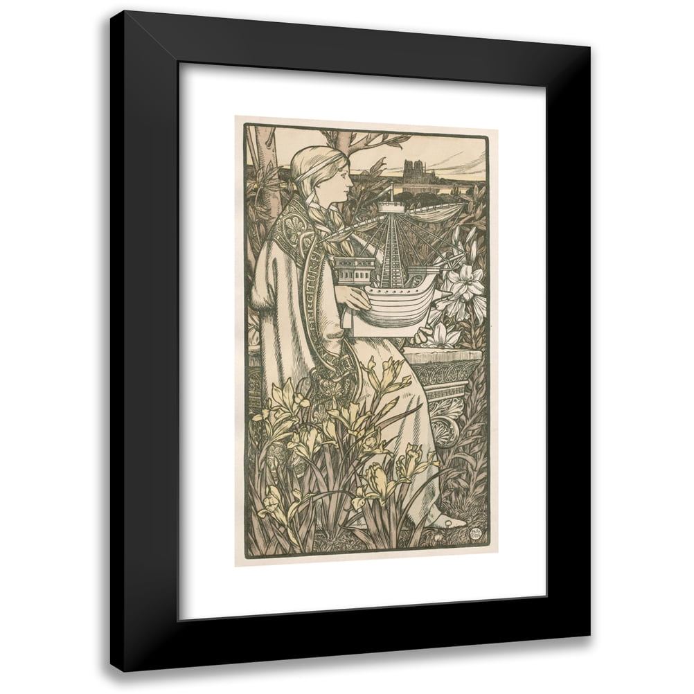 Adolphe Giraldon 12x18 Black Modern Framed Museum Art Print Titled ...