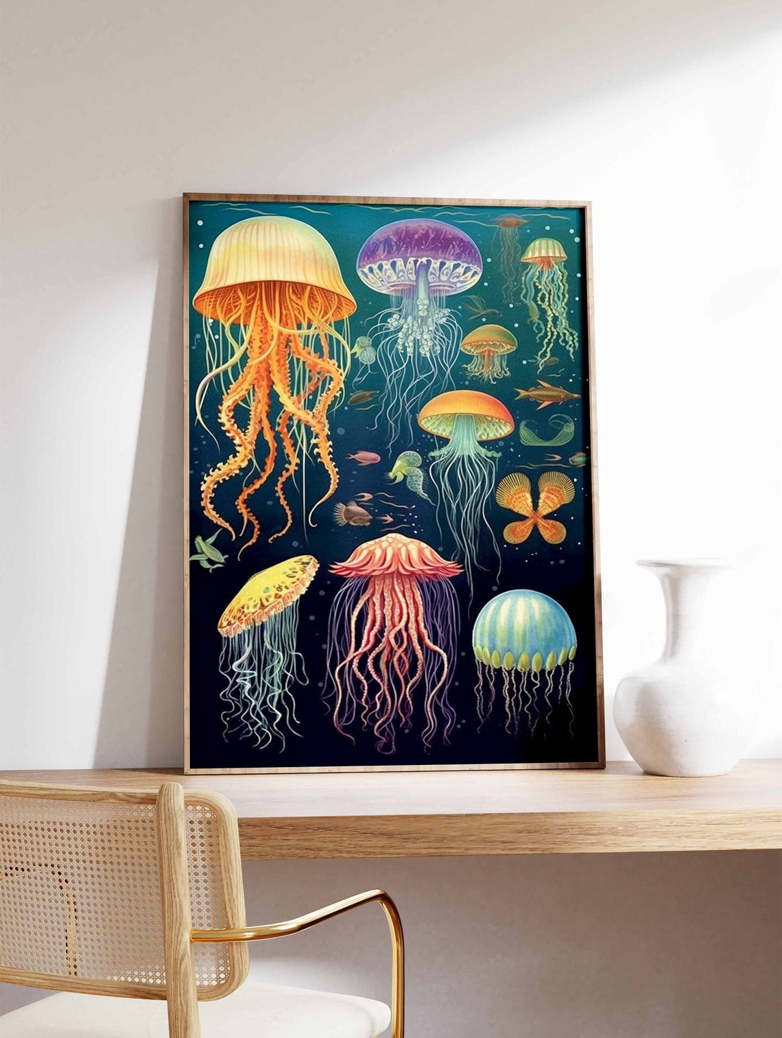 Adolphe Millot Marine Life Print, Ernst Haeckel Ocean Art, Vintage Sea ...