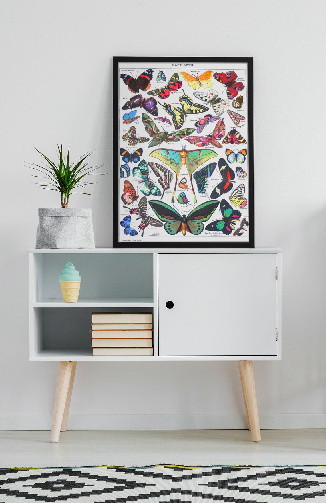 Adolphe Millot Papillons Art Print Butterfly Science Botanical Wall Art ...