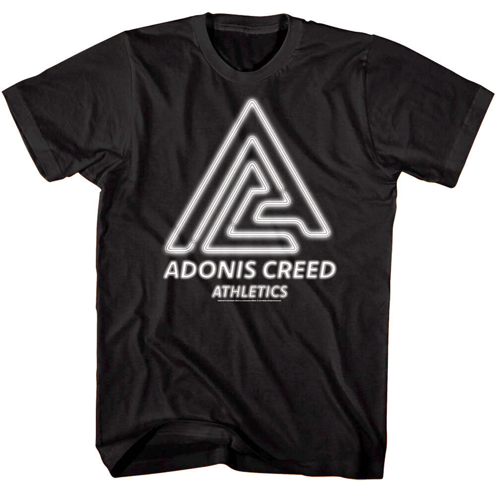 Adonis Creed Athletics Neon Logo Men's T Shirt Rocky Balboa Boxing ...