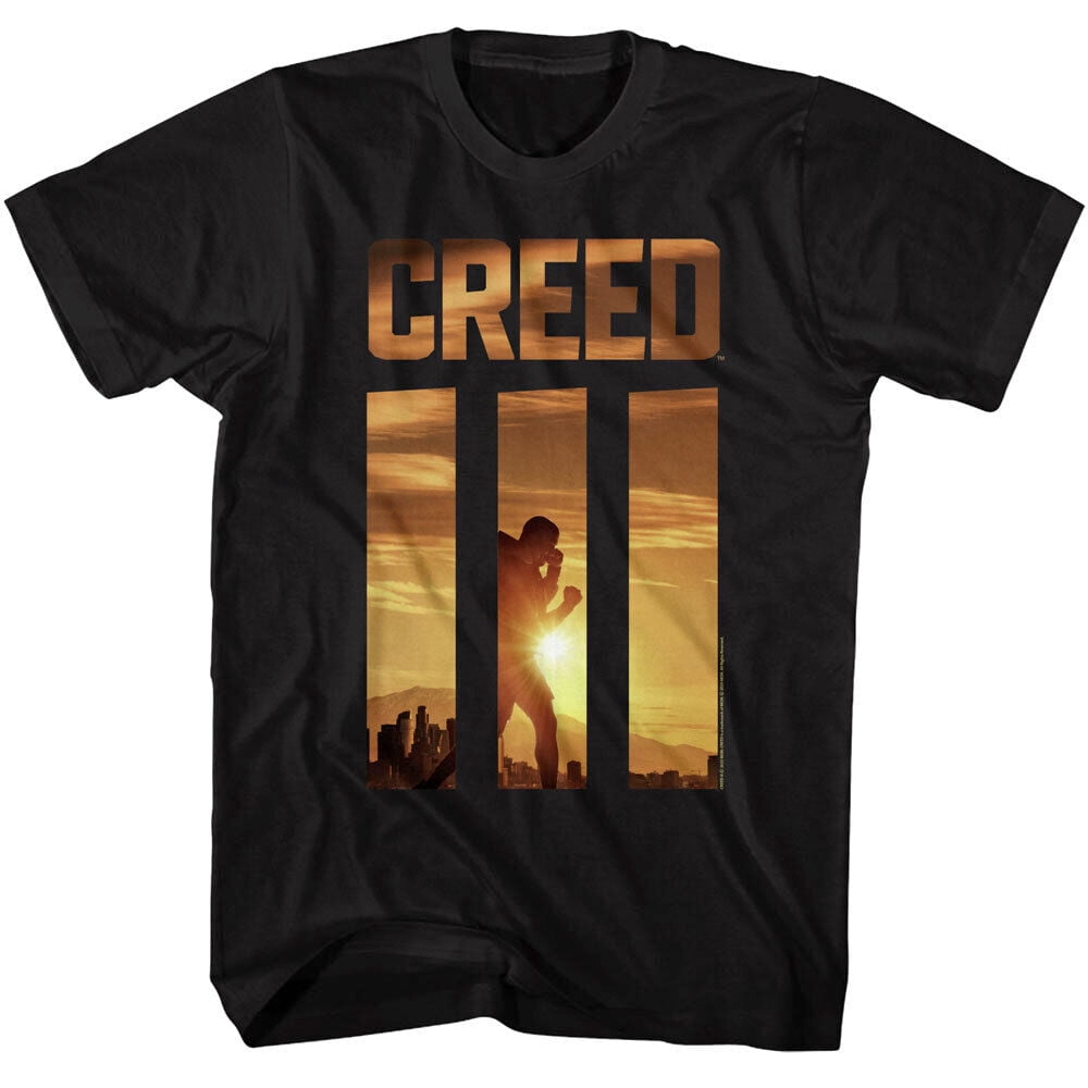 Adonis Creed LA Sunset Men's T Shirt Shadow Boxing Rocky Balboa Boxing ...