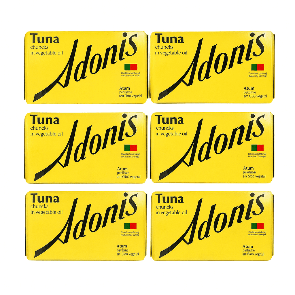 Adonis Tuna Chunks in Vegetable Oil – 6 Pack (4.23 oz Each) | Premium ...