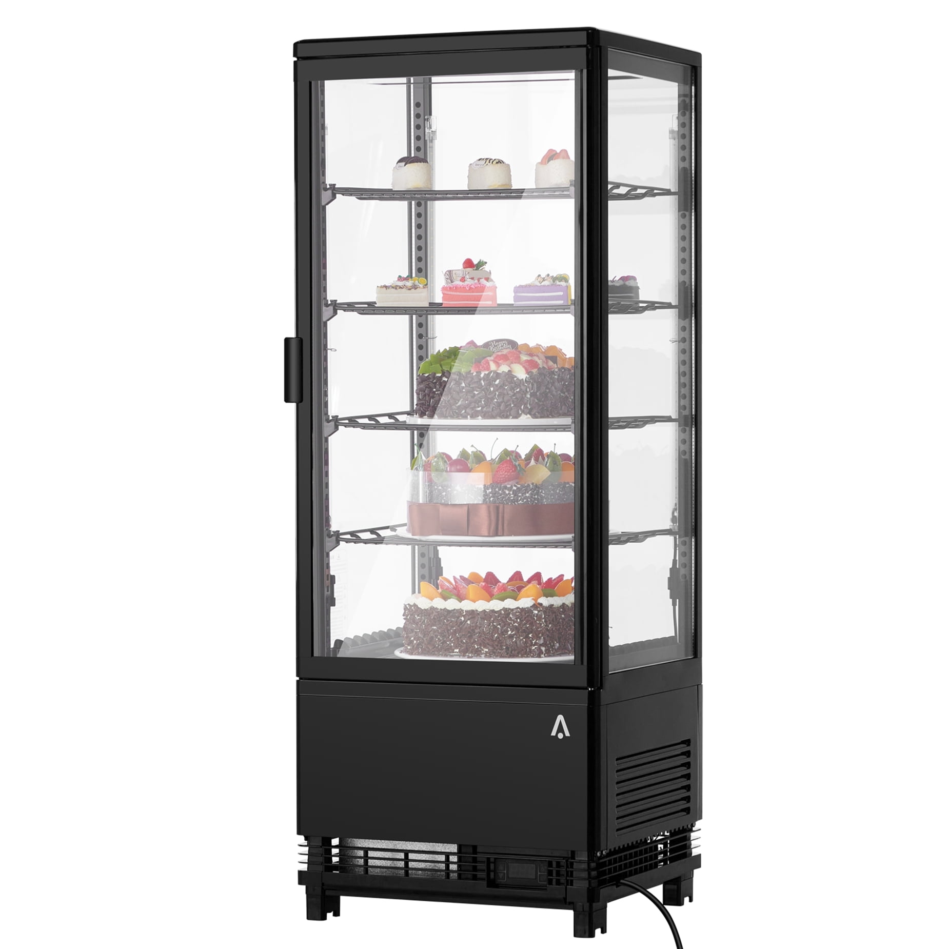 Adoolla 3.5 Cu.Ft. Commercial Countertop Display Refrigerator ...