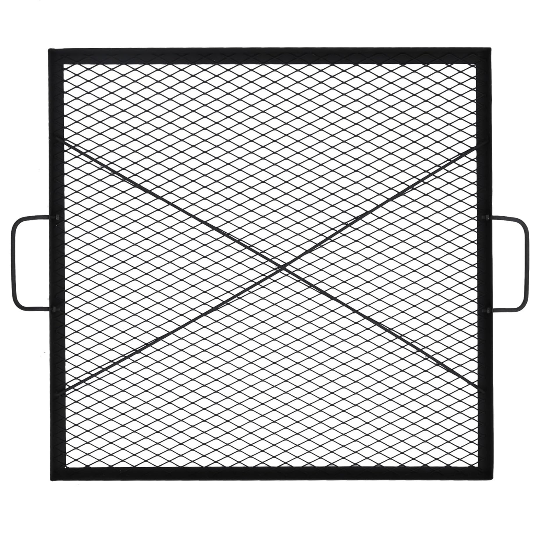 Adoolla 36"x36" Square Cooking Grate for Fire Pit, Cross-Marks Campfire ...