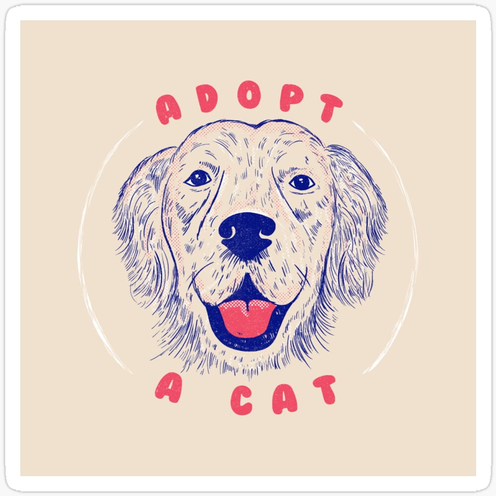 Adopt A Cat Sticker Phone Decal Water Bottle Stickers Car Decals ...