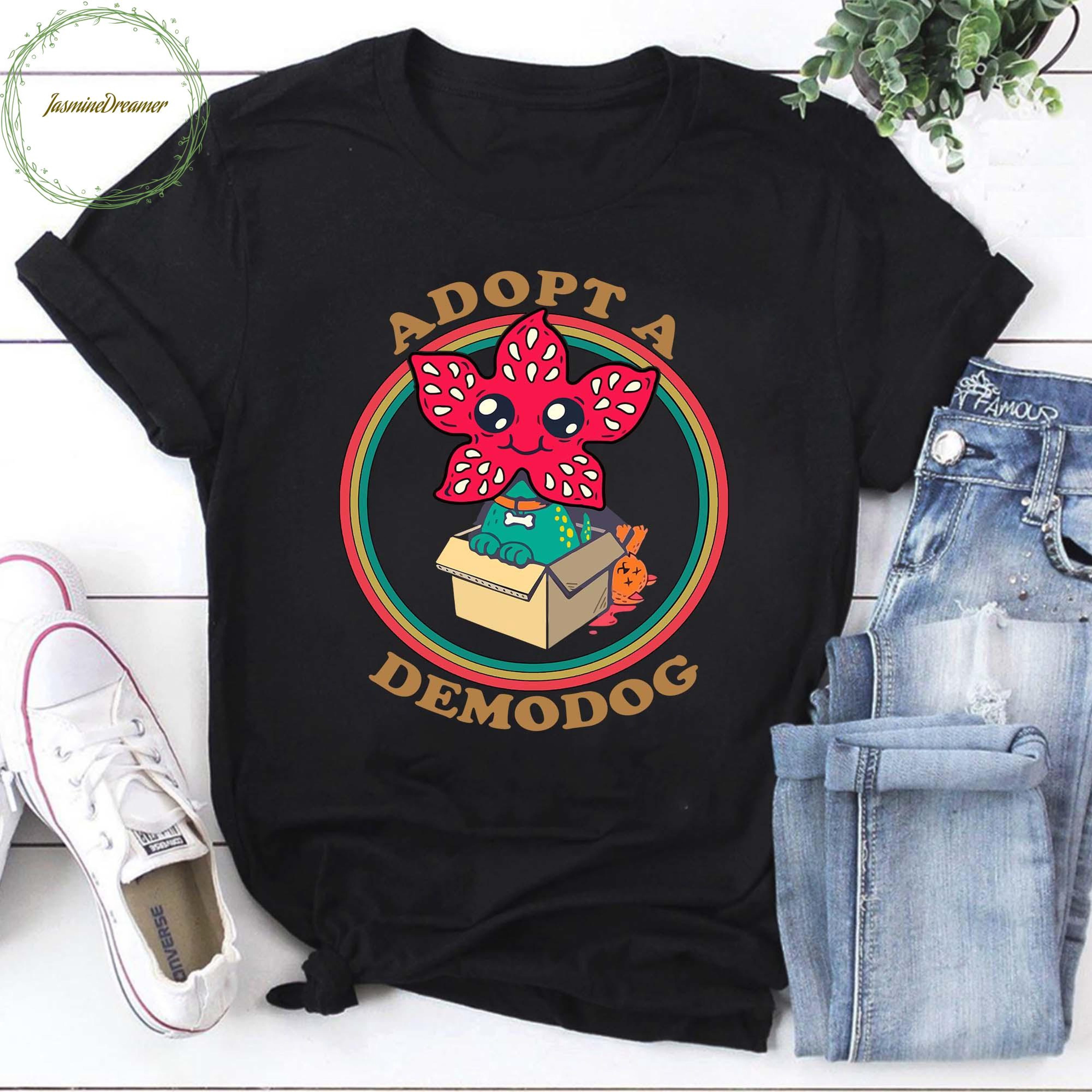 Adopt A Demodog T-Shirt, Demogorgon Shirt, Demodog Shirt, Stranger ...